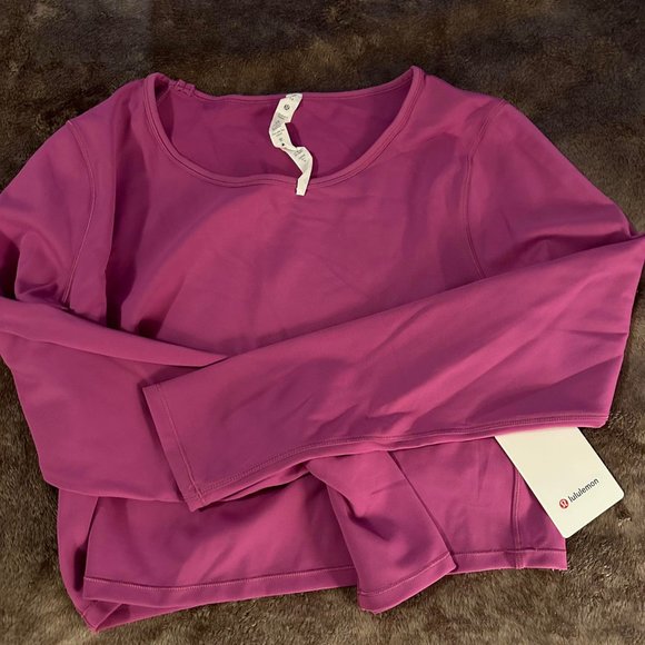 lululemon athletica | Sweaters | Wunder Train Cropped Longsleeve ...